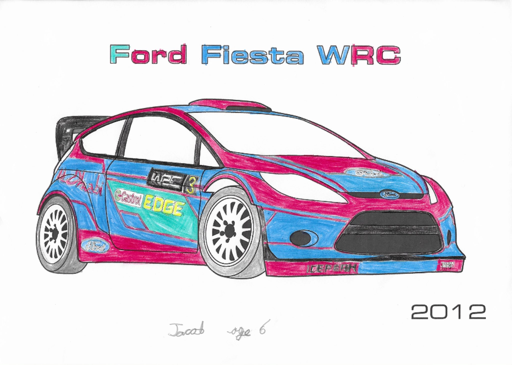 Rally Car Colouring Gallery – Rally Navigation Training Services